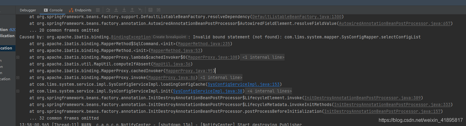 com.ruoyi.system.mapper.SysConfigMapper.selectConfigList若依启动系统服务无法加载配置类_java_weixin_41895817-华为开发者空间