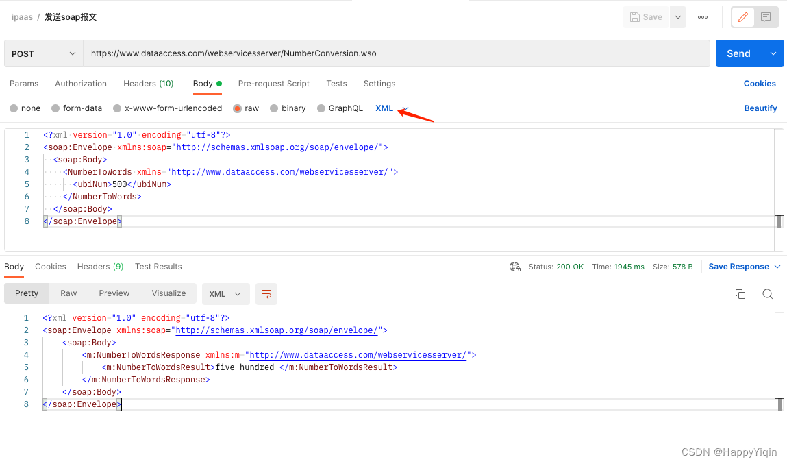 postman发送soap报文示例-CSDN博客