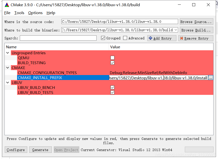 libuv学习笔记（一）：libuv编译_windows cmake 编译libuv-CSDN博客
