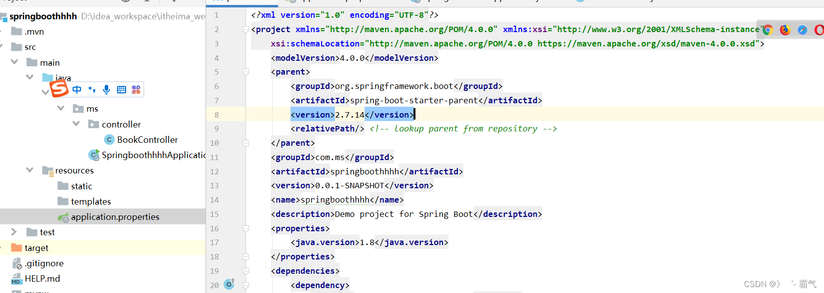 创建springboot项目时如果maven导不进去或者缺失plugins和dependencies依赖_springbootmavenplugin引入不了-CSDN博客