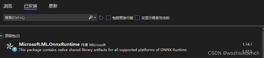 EntryPointNotFoundException: 无法在 DLL“onnxruntime”中找到名为“OrtGetApiBase”的入口点-CSDN博客