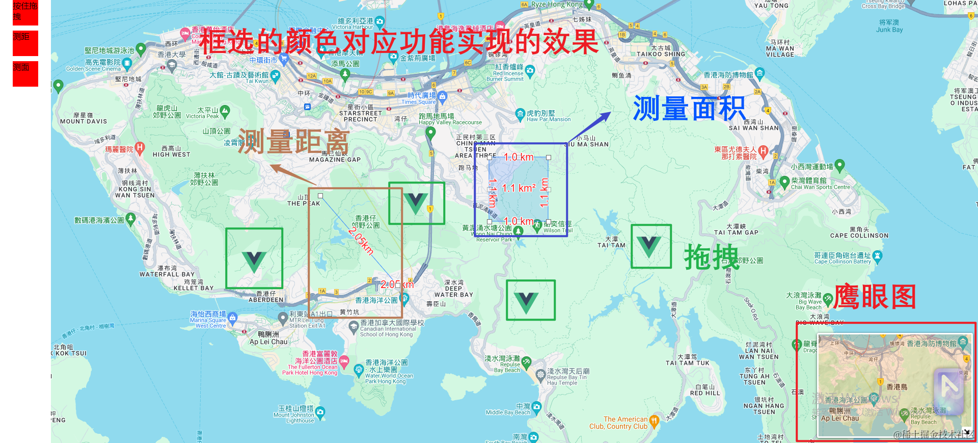 vue2使用leaflet结合其它插件实现webgis测面积测距离_vue2 leaflet-CSDN博客
