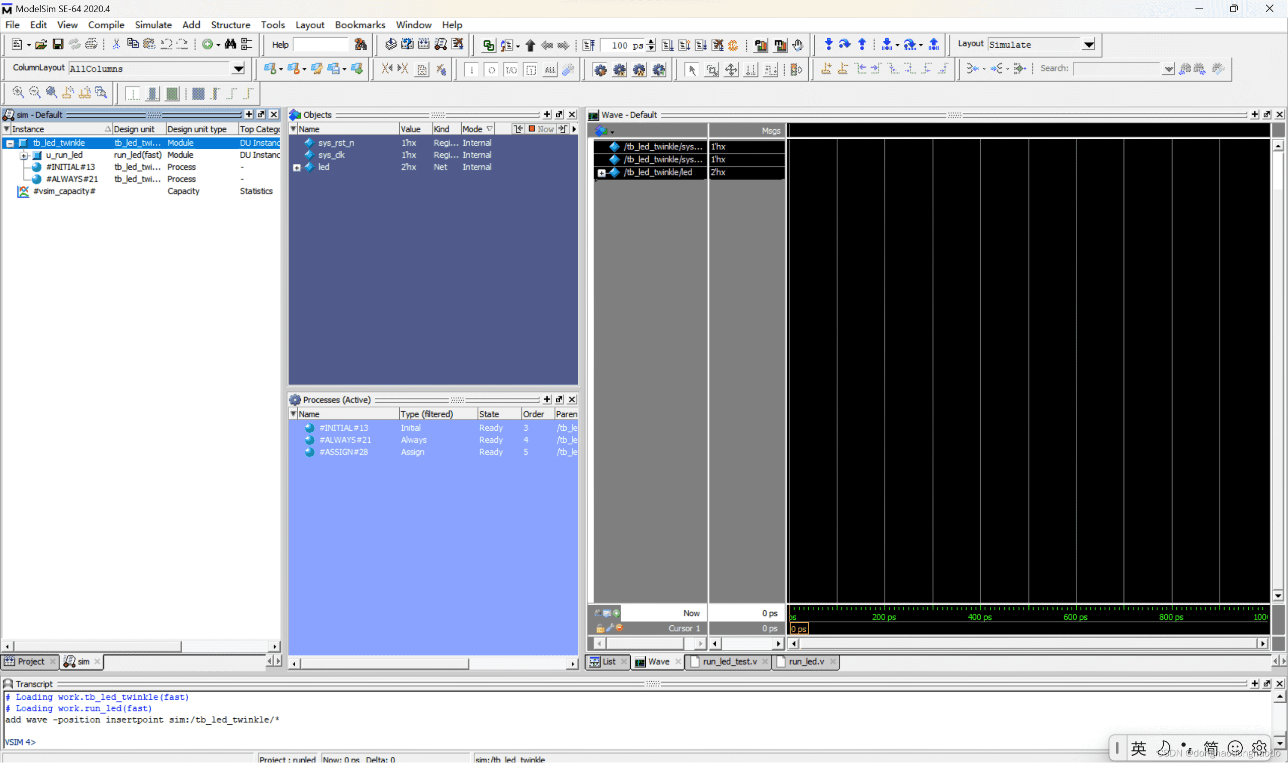 Modelsim入门教程_modelsim 怎么打开project-CSDN博客