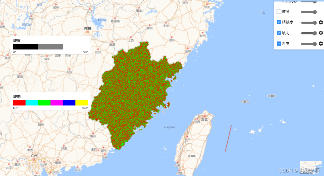 PIE-engine 教程 ——坡度、坡向、山阴、粗糙度计算和显示案例分析-CSDN博客