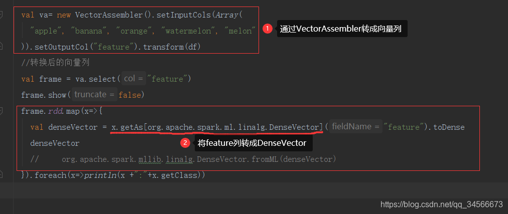 VectorAssembler的稀疏向量转密集向量_vectorassembler()合成一个稀疏向量输出的内容解析-CSDN博客