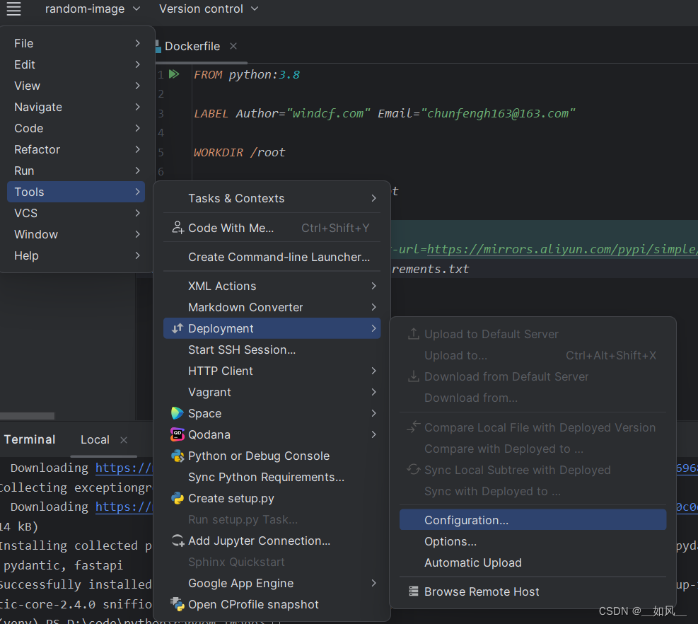 Pycharm远程连接docker开发_pycharm docker远程开发-CSDN博客