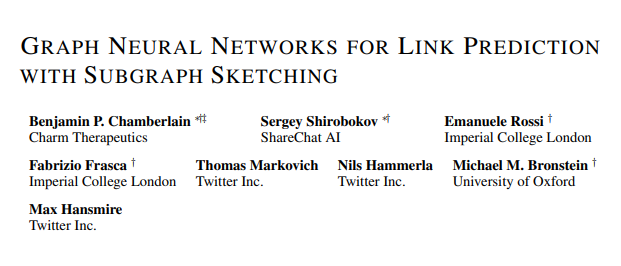 ICLR 2023 高分论文 | 基于子图草图的图神经网络用于链路预测-CSDN博客