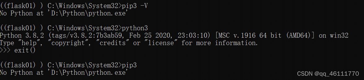 Windows下关于python2和python3共存时的虚拟环境问题windows10 Python2 Error Python3 Csdn博客 2671