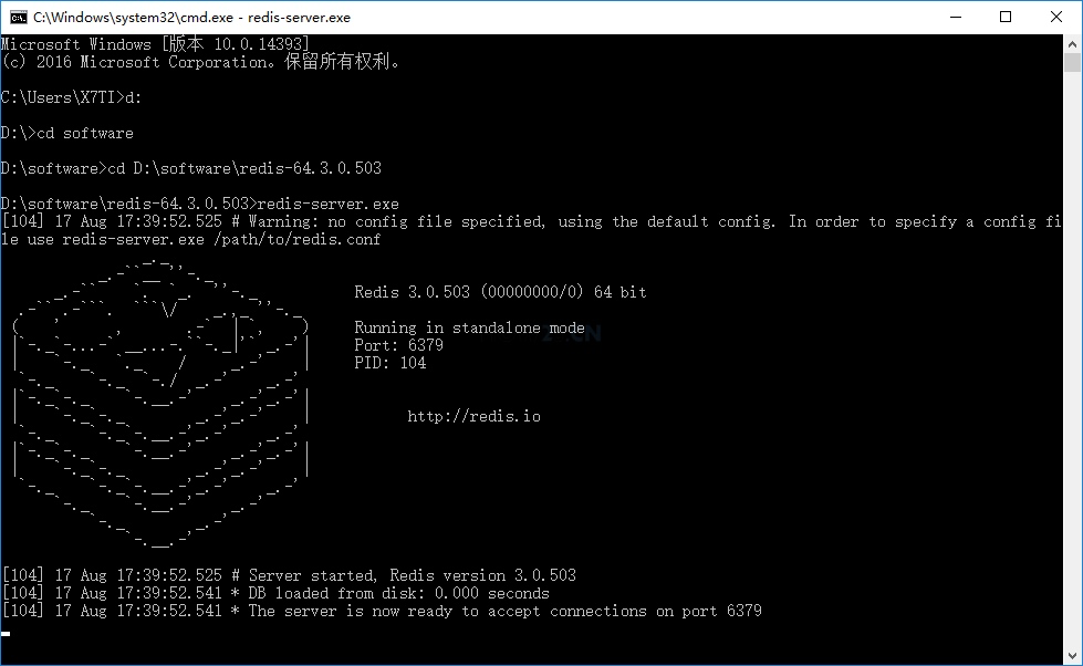 Redis在windows下的部署与使用 Csdn博客