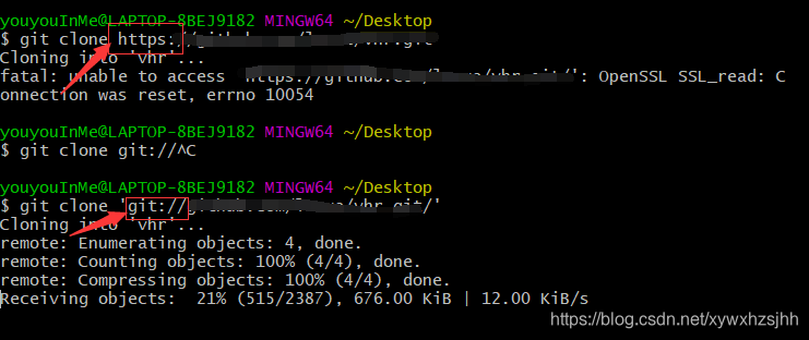 解决git clone 时出现fatal: unable to access ‘https://github 方法-CSDN博客