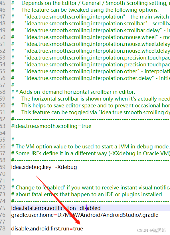 潇洒郎： Android Studio启动崩溃 Internal error. Please.._新版android studio打开老是崩溃-CSDN博客