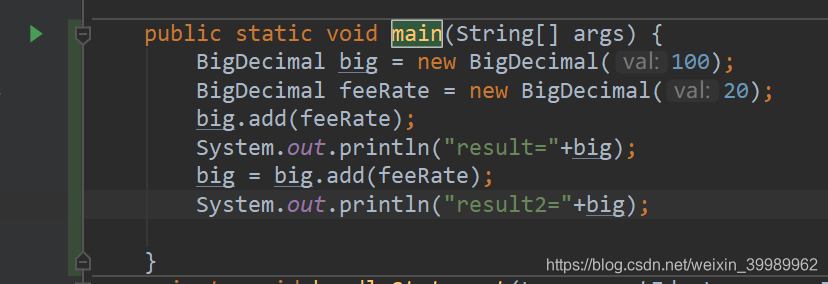 记录一下BigDecimal的add()和subtract()的坑...._bigdecimal 的substract不生效-CSDN博客