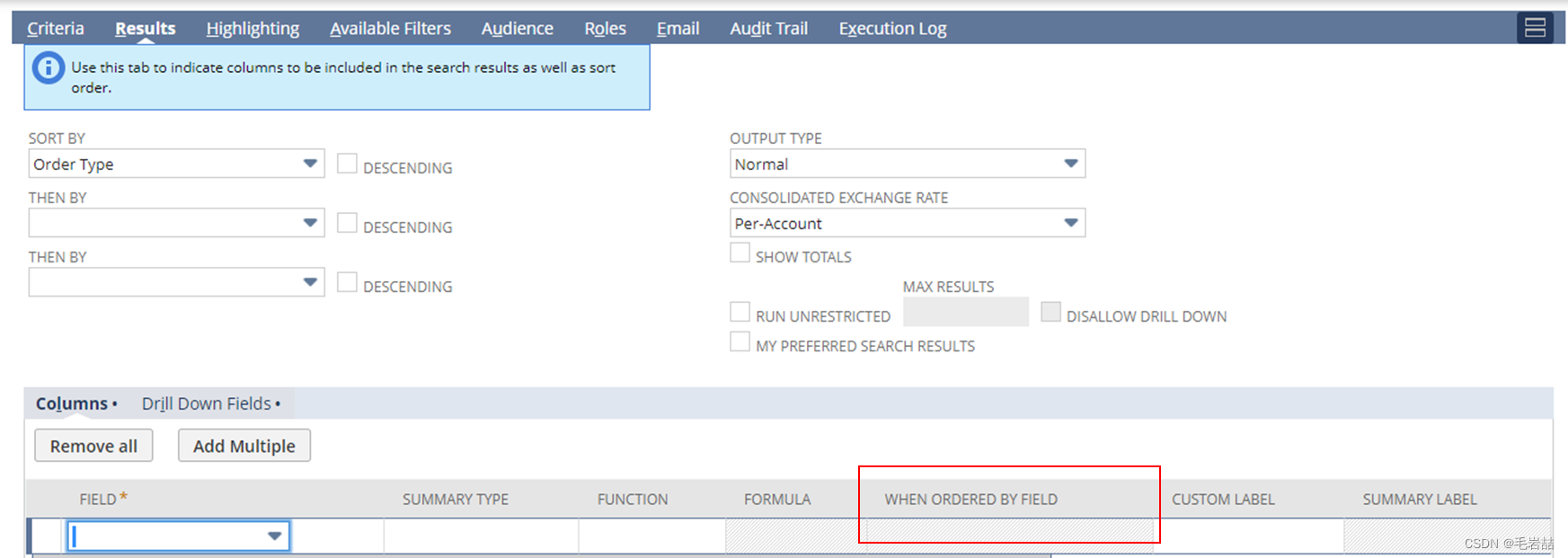 NetSuite Saved Search中When Ordered By Field 与 Keep Dense_Rank辨析-CSDN博客