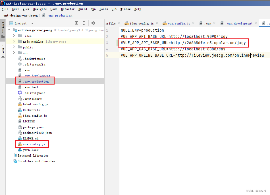 关于jeecgboot 前后端 部署 使用域名访问的若干问题_jeecg设置域名访问,不是localhost-CSDN博客