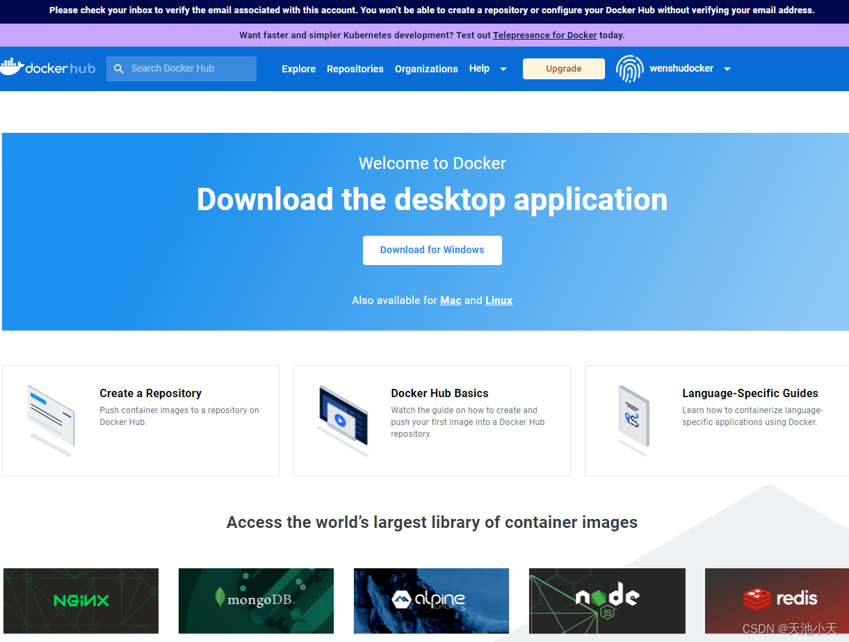 【dockerhub-bug笔记】未解决废废，以后再说_hubdocker-CSDN博客
