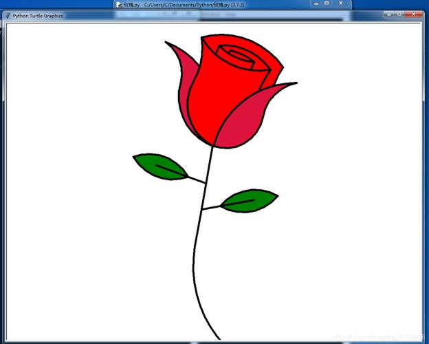 如何用python画一朵玫瑰花用python画一朵玫瑰代码 Csdn博客 9410