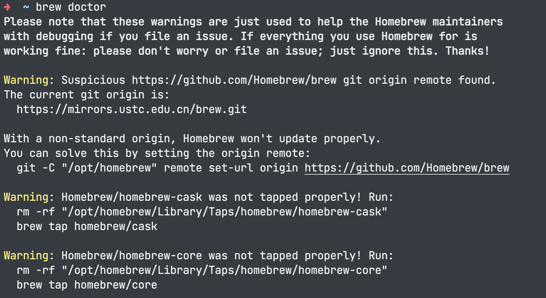 Mac 执行 brew install 出现 Error: Command failed with exit 128: git_mac error: command failed with ...