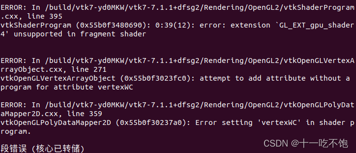 ubuntu20.04中使用pcl_viewer打开.pcd文件报错＞[xcb] Unknown sequence number while processing_[xcb] unknown ...