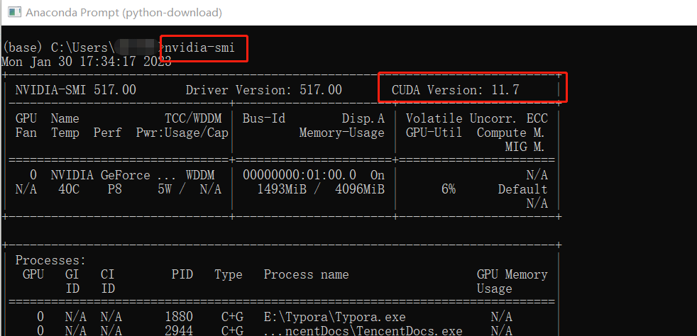 在conda虚拟环境中配置cuda+cudnn+pytorch深度学习环境（新手必看！简单可行！）_conda install cudnn-CSDN博客