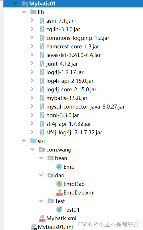有小案例初始mybatis框架及使用完成mybatis环境的搭建。2、编写一个程序通过mybatis实现根据id查询用户信息。 Csdn博客