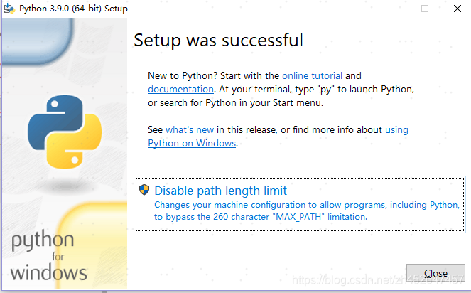 Windows 搭建Python 3.9 环境_windows安装python3.9-CSDN博客