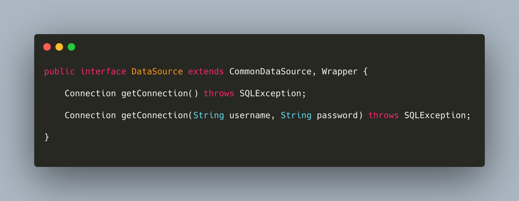 DataSource接口，一个被大多数程序员忽略的接口_datasourcejiekou-CSDN博客