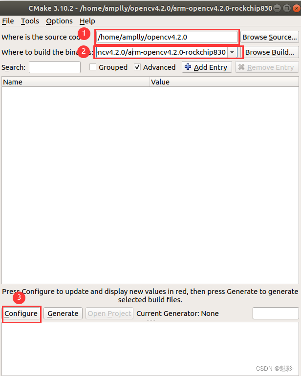 Ubuntu18.04交叉编译QT+opencv4.2.0至rv1106开发板全过程及踩坑_opencv_蓝の影-GitCode 开源社区