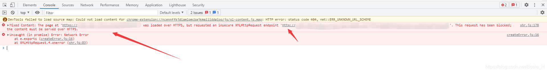 前端请求接口状态报blocked:mixed-content的原因_前端_Boale_H-华为开发者空间