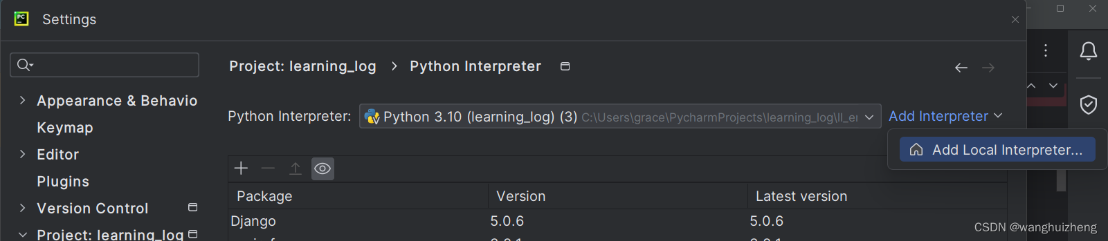 PyCharm设置——用于调试虚拟环境中的django程序_pycharm调试django-CSDN博客