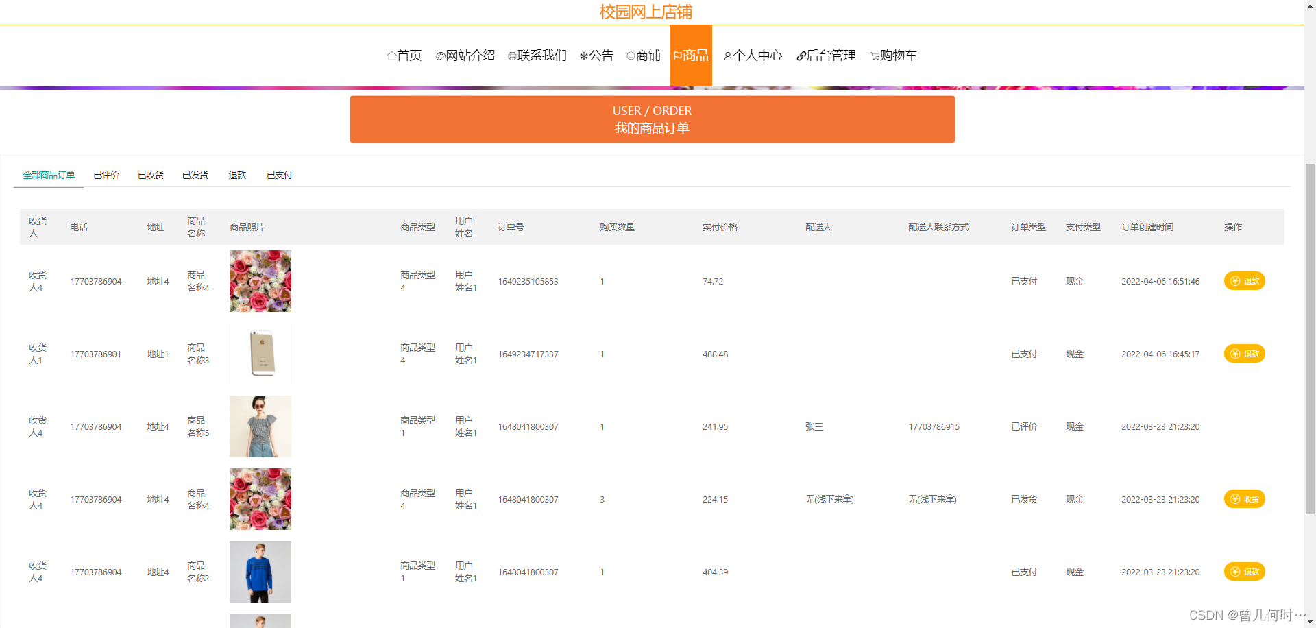 基于spring Boot的校园网上店铺的设计与实现基于springboot的校园网店系统的设计与实现 Csdn博客