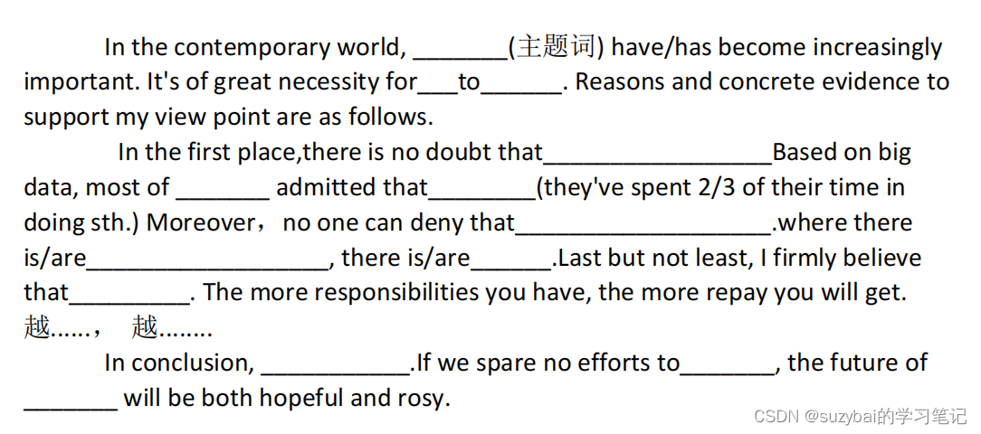六级备考18天｜CET-6｜写作第一讲｜现象解释｜10:00~10:45-CSDN博客