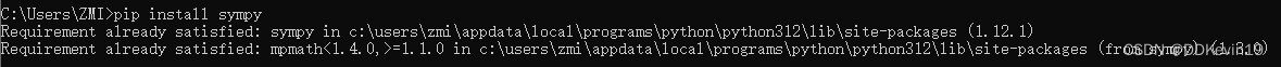 No module named ‘sympy‘_no module named 'sympy-CSDN博客