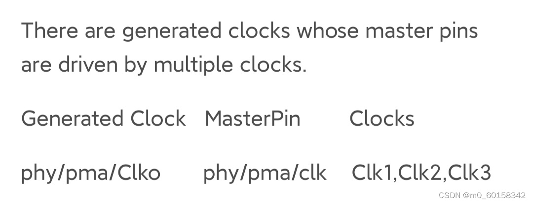 generated clocks whose master pins are driven by multiple clocks_lib generated clock-CSDN博客