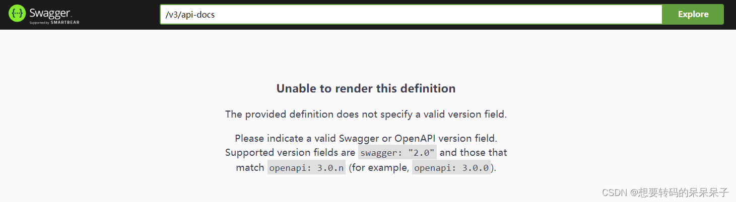 Spring Boot3集成springdoc-openapi v2.1.0,调试半天Swagger心得_springdoc-openapi-starter-webmvc-ui和 ...