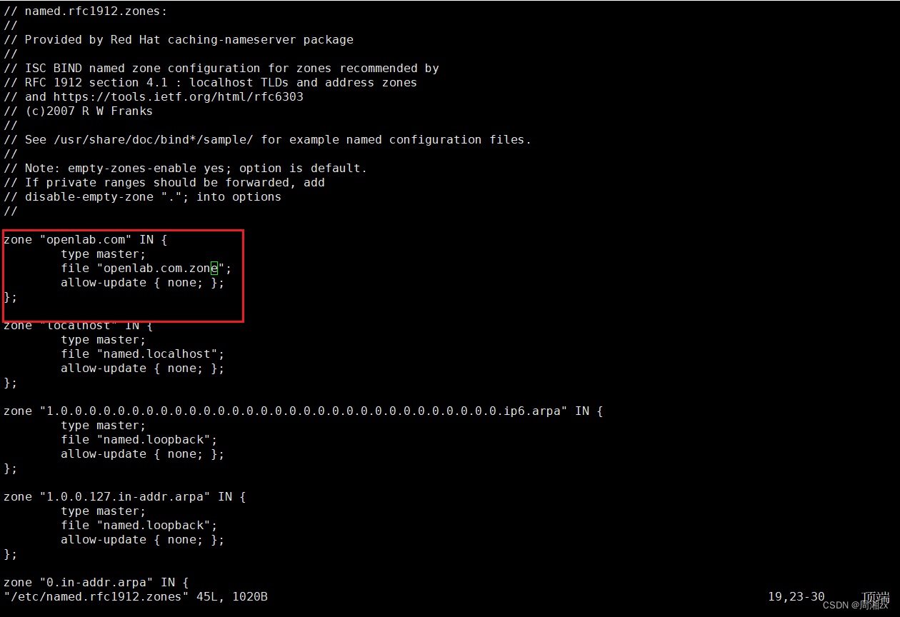 RHCE 搭建DNS域名解析服务器_berkeley internet name domain-CSDN博客