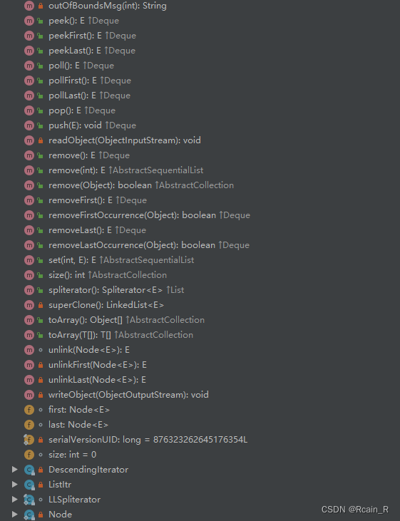 Java中常用的集合及方法（3）_java list removelast-CSDN博客