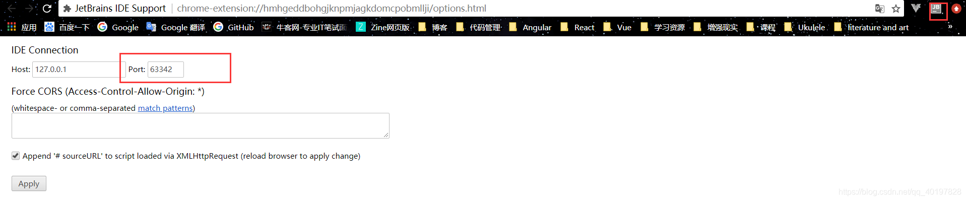 Webstorm Chrome插件jetbrains Ide Support进行实时调试 Jetbrains Ide Support 插件下载 Csdn博客
