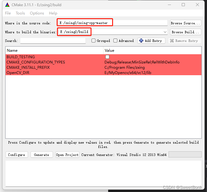 vs2013 + zxing+CMake编译_cmake vs2013-CSDN博客