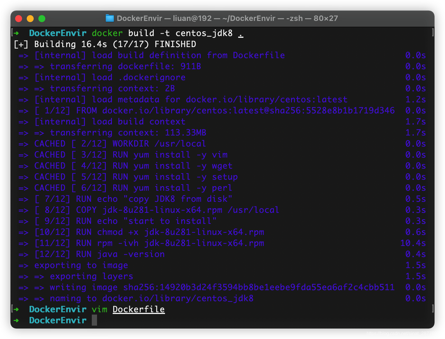 自学macOS使用Dockerfile创建镜像（一）_mac上基于dockerfile创建镜像-CSDN博客