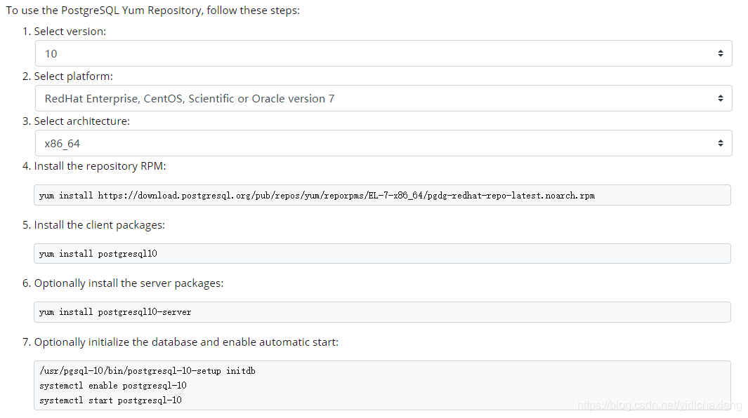 PostgreSQL 10 CentOS 7.6 安装部署_centos7.6安装postgresql10-CSDN博客