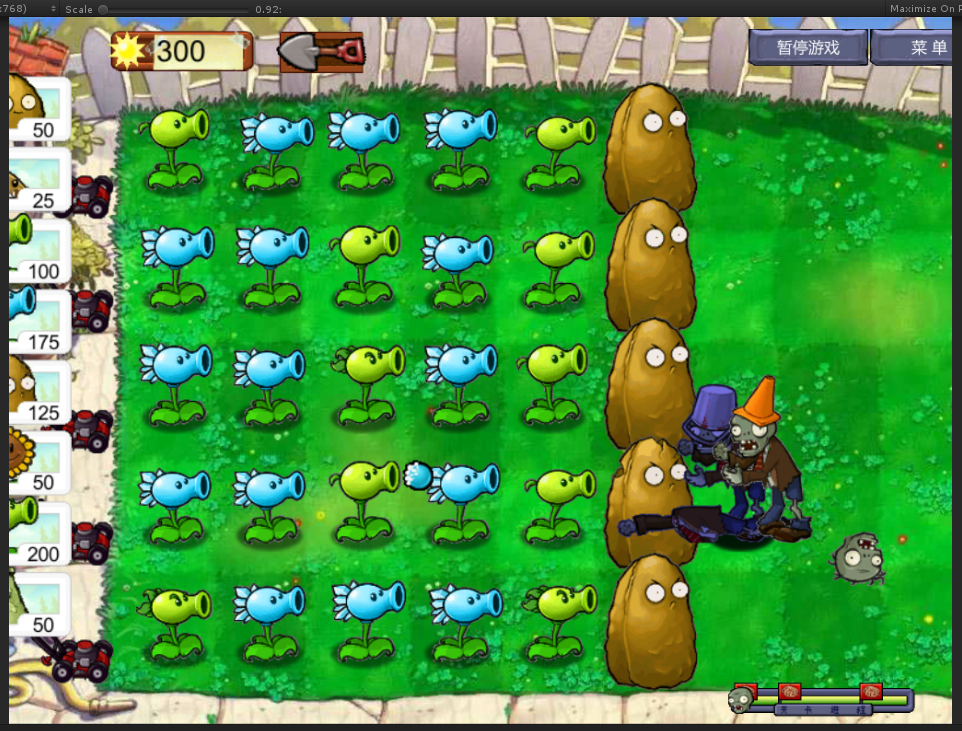 Unity游戏源码分享-植物大战僵尸素材与源码_植物大战僵尸用unity和js-CSDN博客