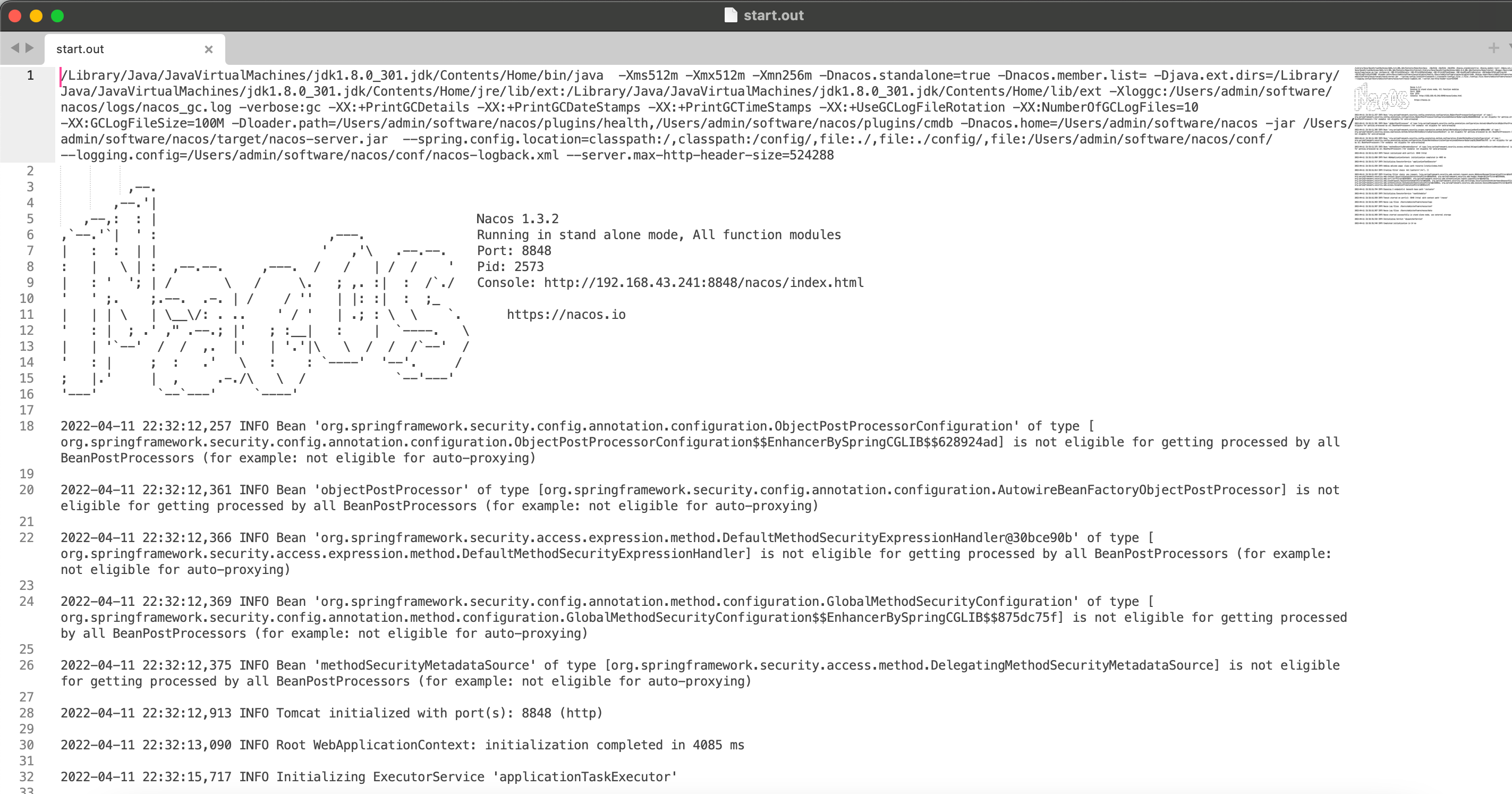 linux或者mac下启动Nacos报错解决：nohup: /Users/xx/jdk/java/bin/java: No such file or directory_nacos no ...
