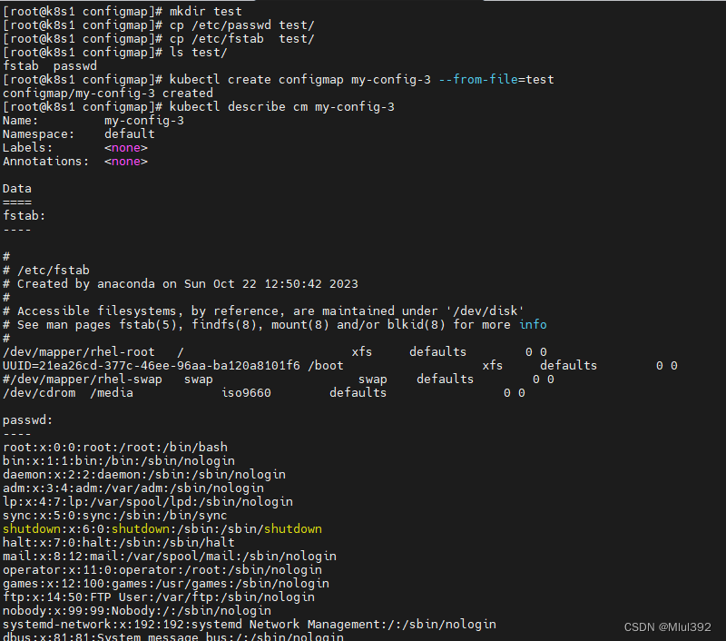 kubernetes存储-configmap_kubectl create configmap-CSDN博客
