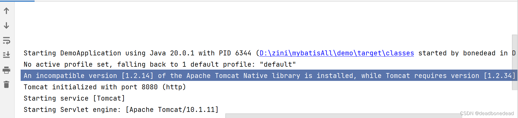 An incompatible version [1.2.14] of the Apache Tomcat Native library is installed, while Tomcat ...