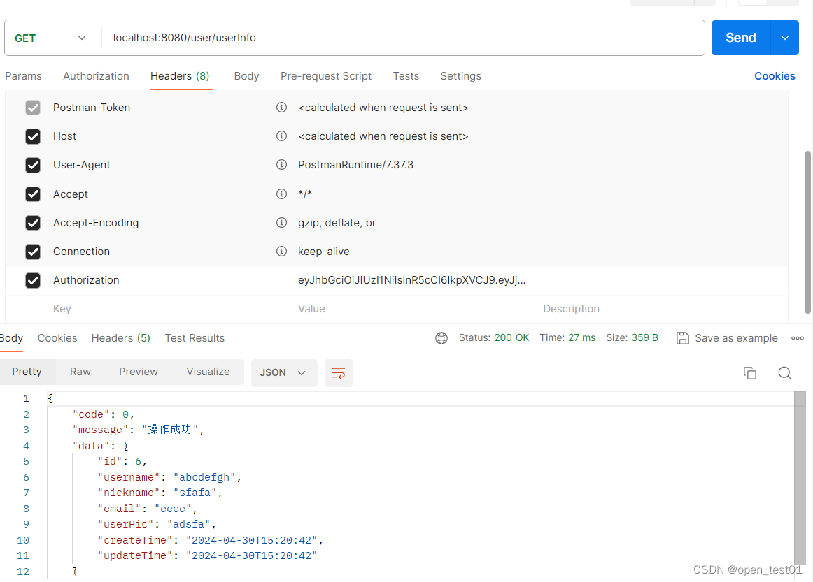 springboot3项目练习详细步骤（第一部分：用户业务模块）_public static result success(e data)-CSDN博客