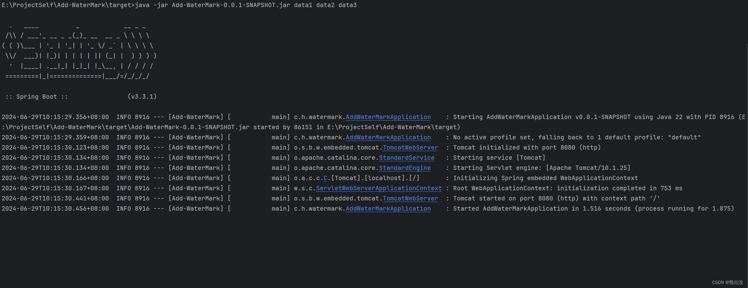 详解ApplicationRunner和CommandLineRunner_commandlinerunner和applicationrunner-CSDN博客