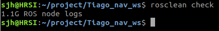 ROS清理log文件，解决WARNING: disk usage in log directory [/home/sjh/.ros/log] is over 1GB.问题_rosclean ...