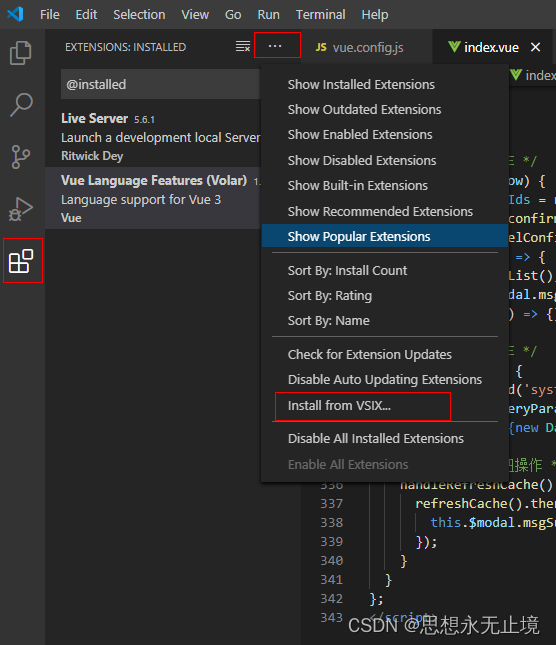vscode必须安装的两个插件_vue language features (volar)-CSDN博客