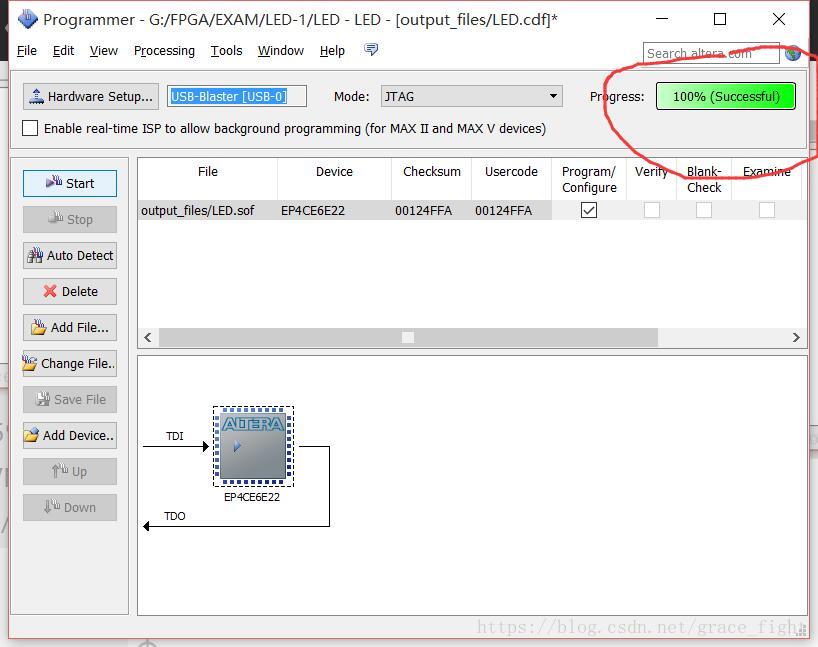 Quartus II文件编译下载和USB-Blaster驱动安装_altera usb blaster驱动如何安装-CSDN博客